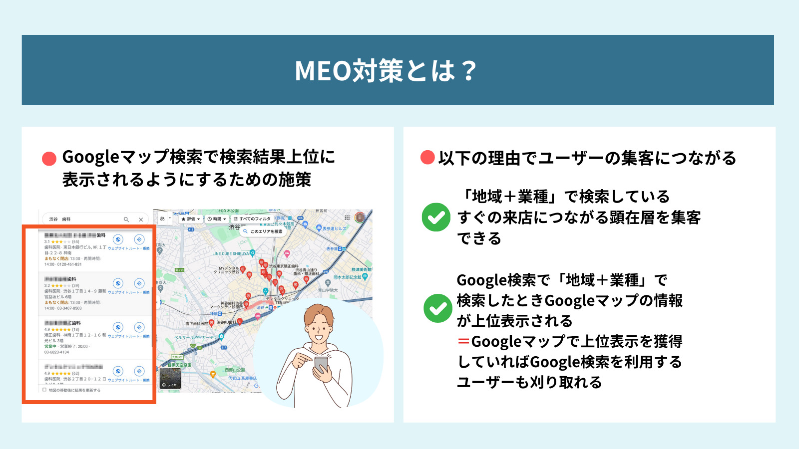 MEO対策とは？自分でできるやり方・上位表示の方法をわかりやすく解説！【登録や設定のコツ】